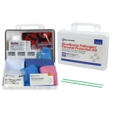 31 Piece Bloodborne Pathogen Kit & CPR Microshield