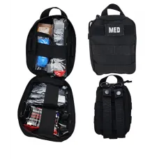 Headrest Mount Trauma Kit & Hemostatic Gauze