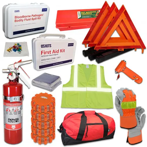 USKITS Universal DOT OSHA Safety Kit for Protection