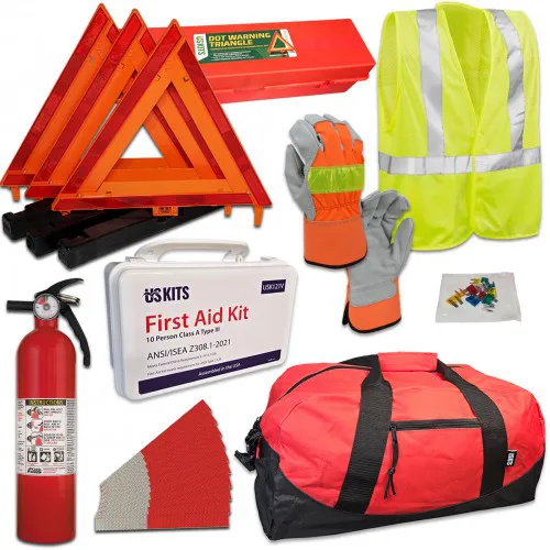 Buy USKITS DOT OSHA Hi-Vis Compliance Kit Now!