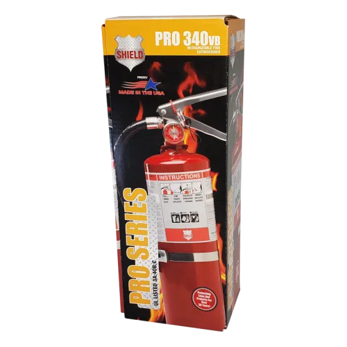 Shield PRO340 5lb Rechargeable Fire Extinguisher