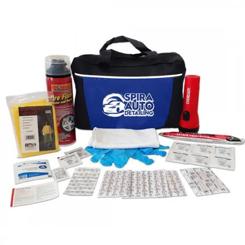 Imprinted Union Made Auto Safety Kit Now!