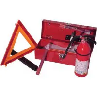 USKITS DOT Compliant Truck Safety Kit with Emergency Triangles