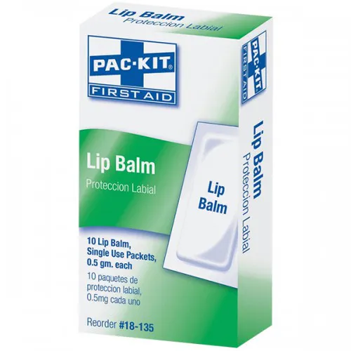 Lip Balm Packets - 0.5g, 10 Pack for Soft Lips