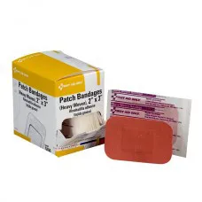 Heavy Woven Patch Bandages, 2x3, 25/Box
