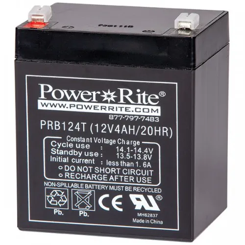 Power Rite® 12V 4 Ah Battery - Reliable Energy Source