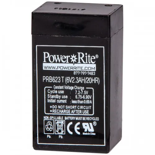 Power Rite® 6V 2.3 Ah Battery - Reliable Energy