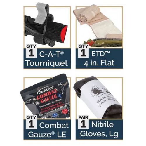 Individual Police Officer Trauma Kit with Gauze